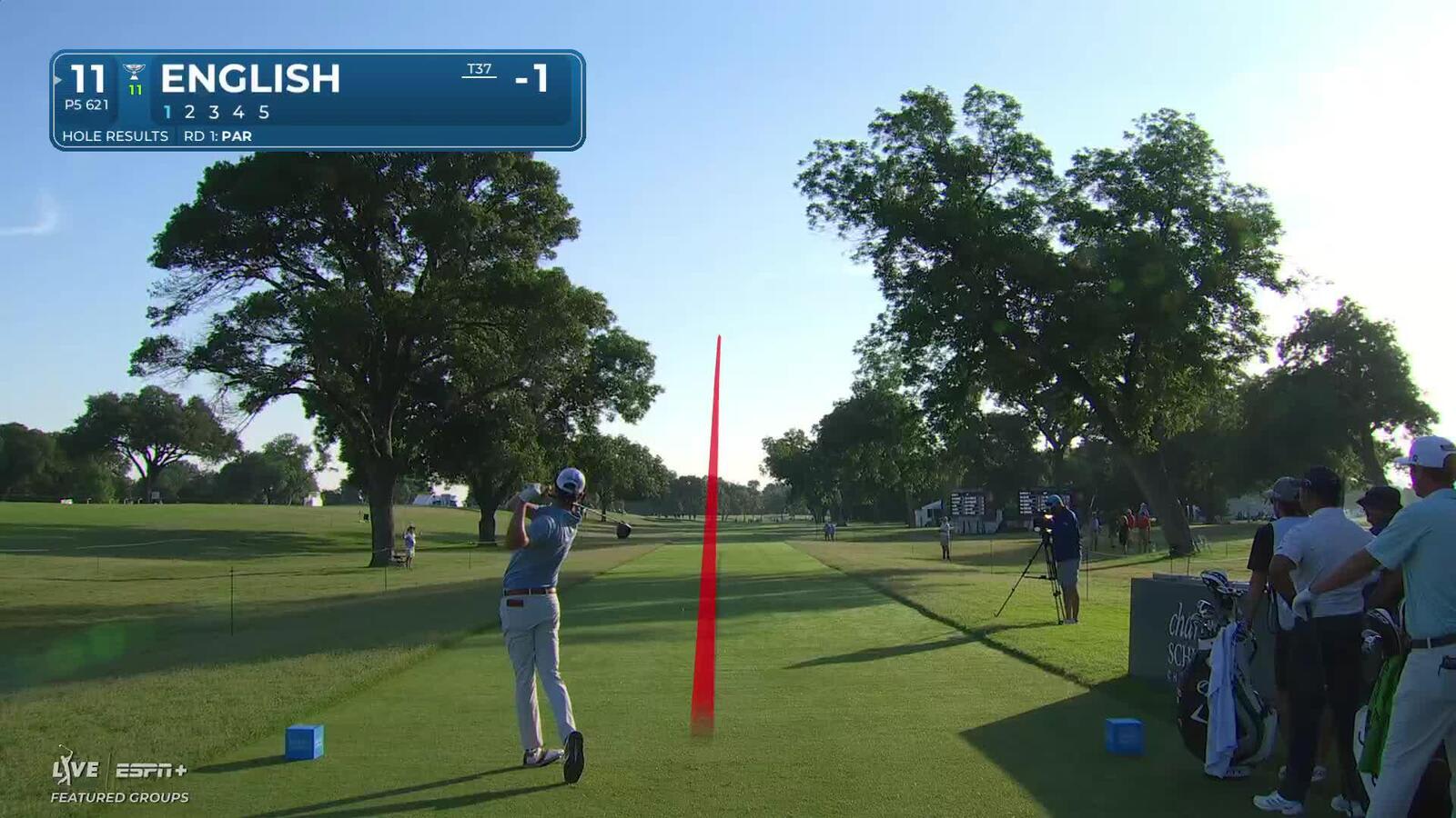 Harris English | Round 2 | 11th hole | Shot 1 | 2025 Charles Schwab
