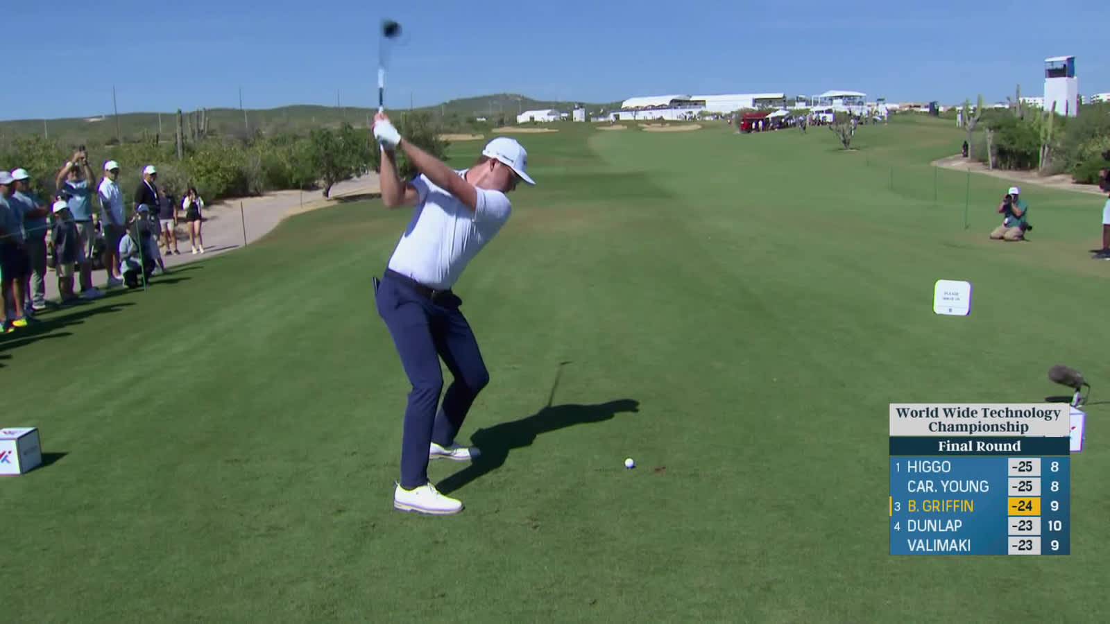 Ben Griffin | Round 4 | 10th hole | Shot 1 | 2025 World Wide Technology
