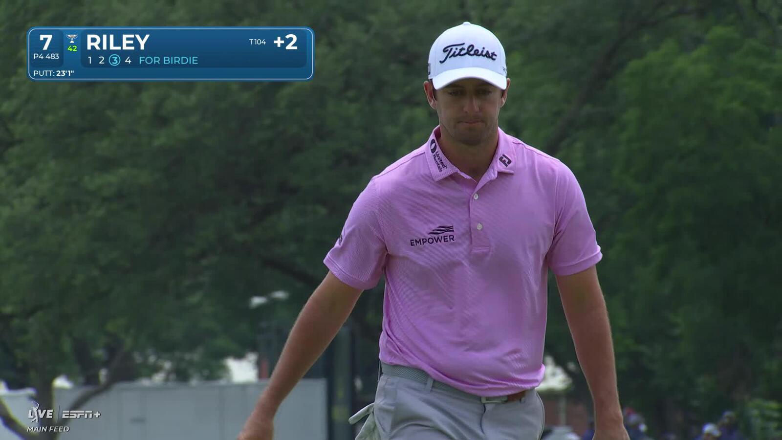Davis Riley | Round 1 | 7th hole | Shot 3 | 2025 Charles Schwab