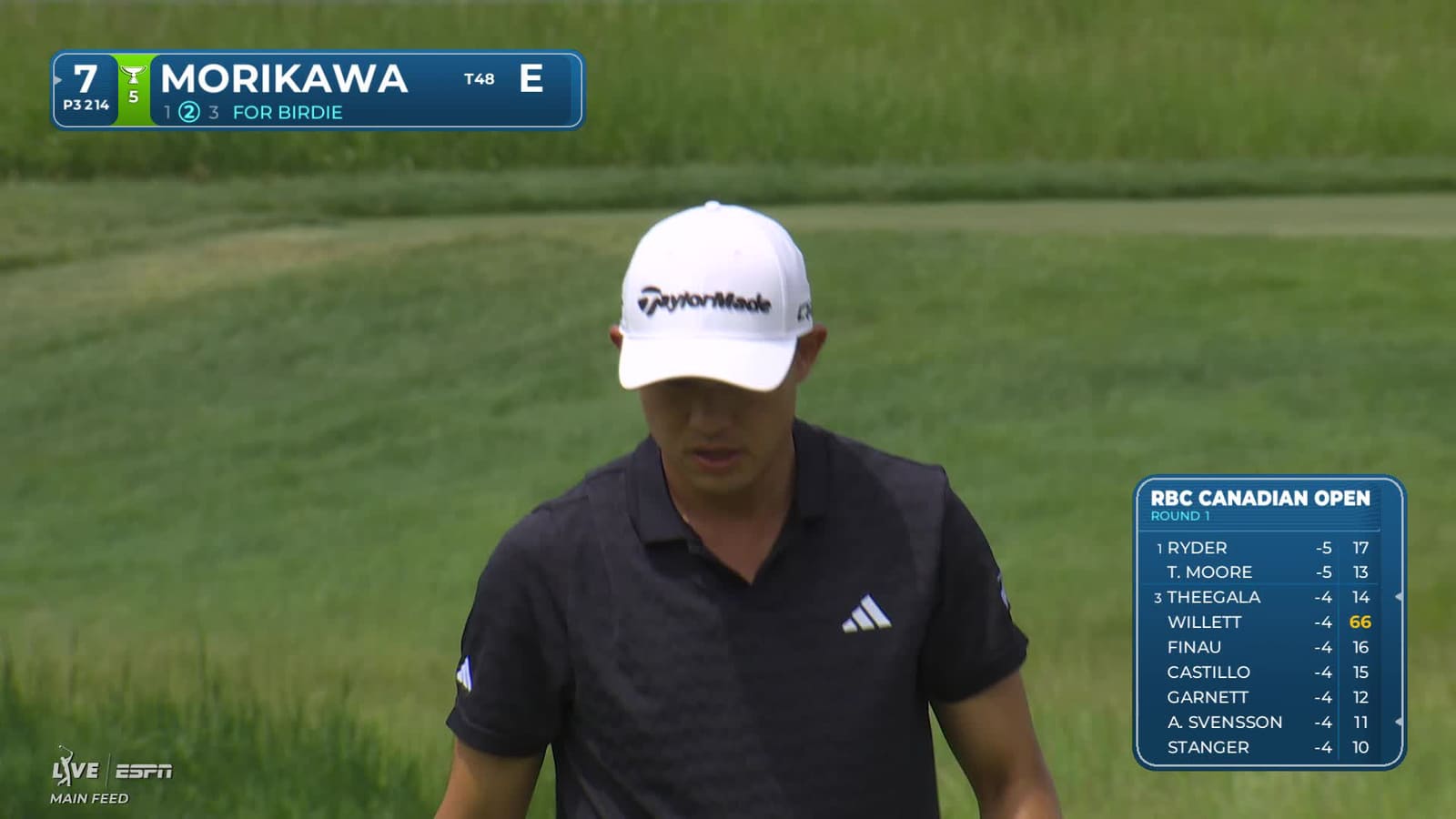 Collin Morikawa | Round 1 | 7th hole | Shot 3 | 2026 RBC Canadian
