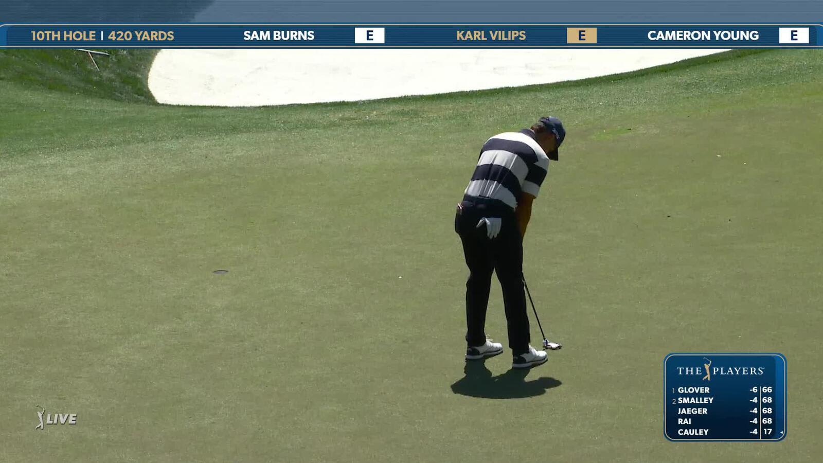 Karl Vilips | Round 1 | 10th hole | Shot 3 | 2025 THE PLAYERS
