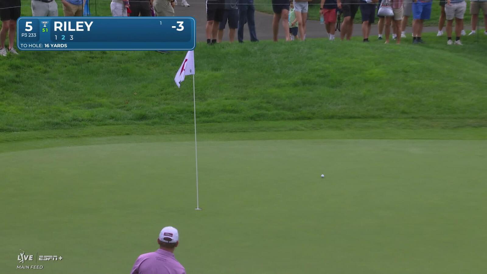 Davis Riley | Round 1 | 5th hole | Shot 2 | 2025 Travelers