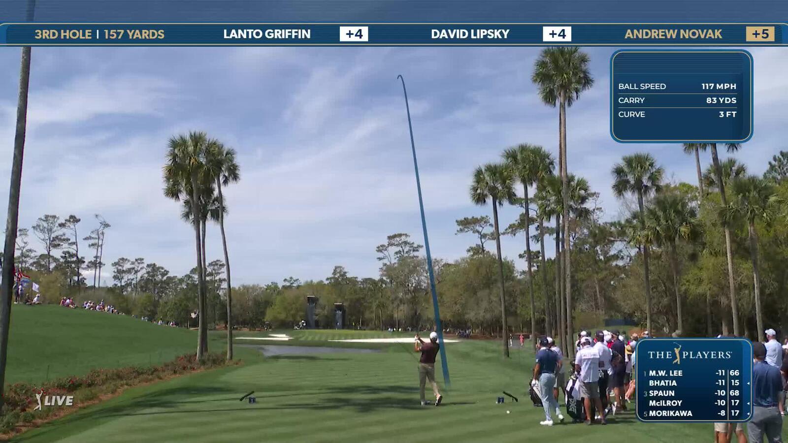 Andrew Novak | Round 2 | 3rd hole | Shot 1 | 2025 THE PLAYERS