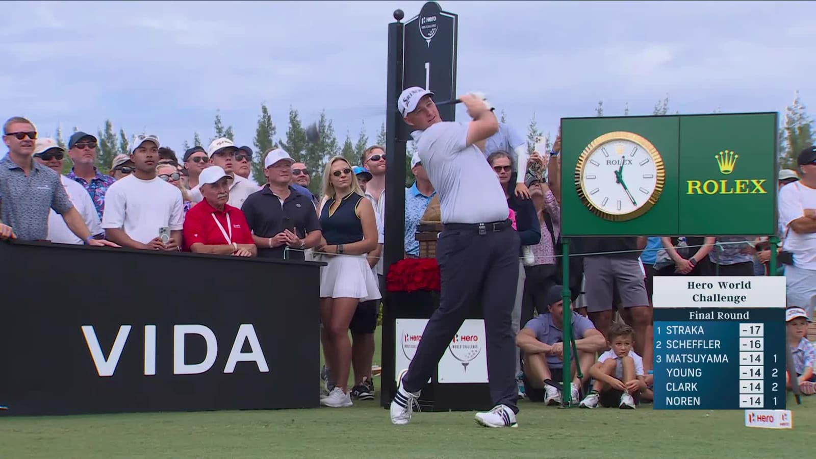 Sepp Straka | Round 4 | 1st hole | Shot 1 | 2025 Hero World Challenge