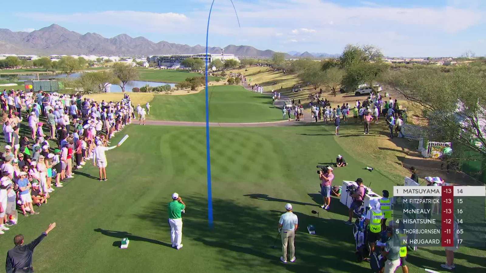 Hideki Matsuyama | Round 3 | 15th hole | Shot 1 | 2026 WM Phoenix Open