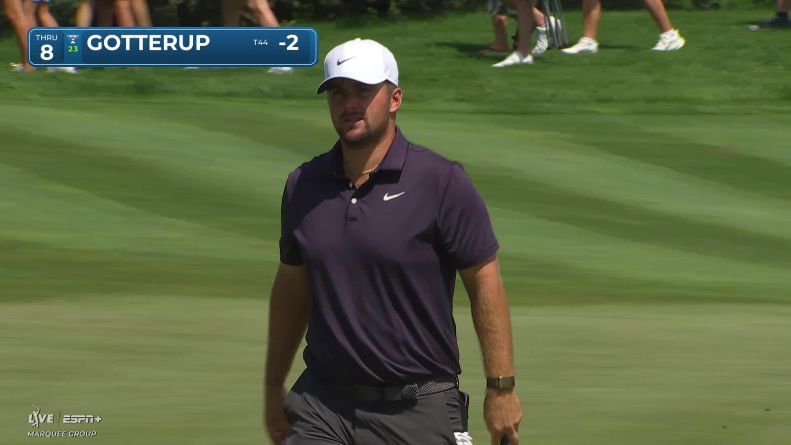 Chris Gotterup | Round 1 | 8th hole | Shot 3 | 2025 3M Open