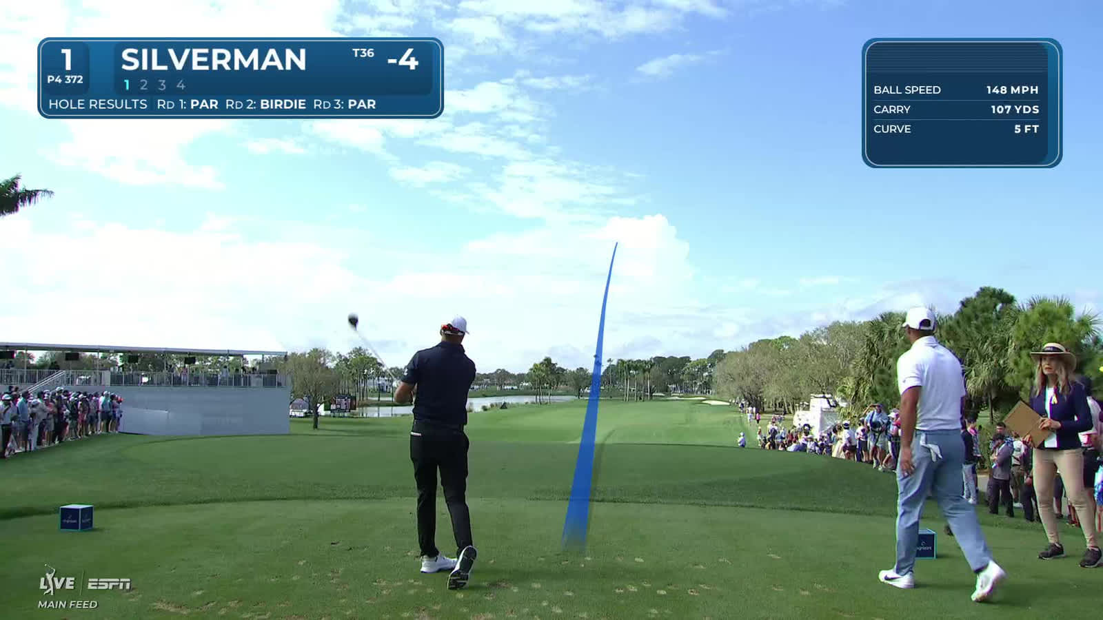 Ben Silverman | Round 4 | 1st hole | Shot 1 | 2026 Cognizant Classic