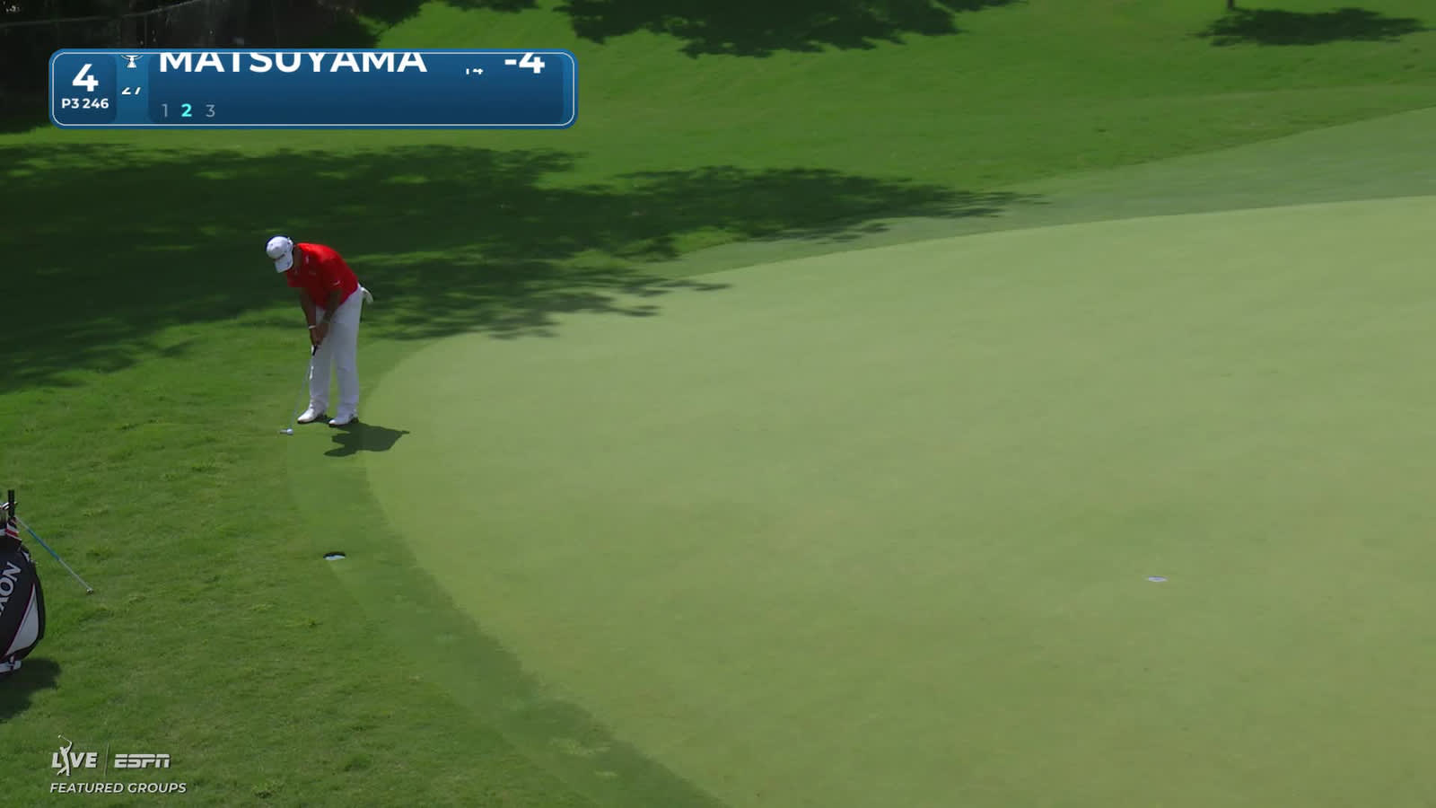Hideki Matsuyama | Round 1 | 4th hole | Shot 3 | 2026 Charles Schwab