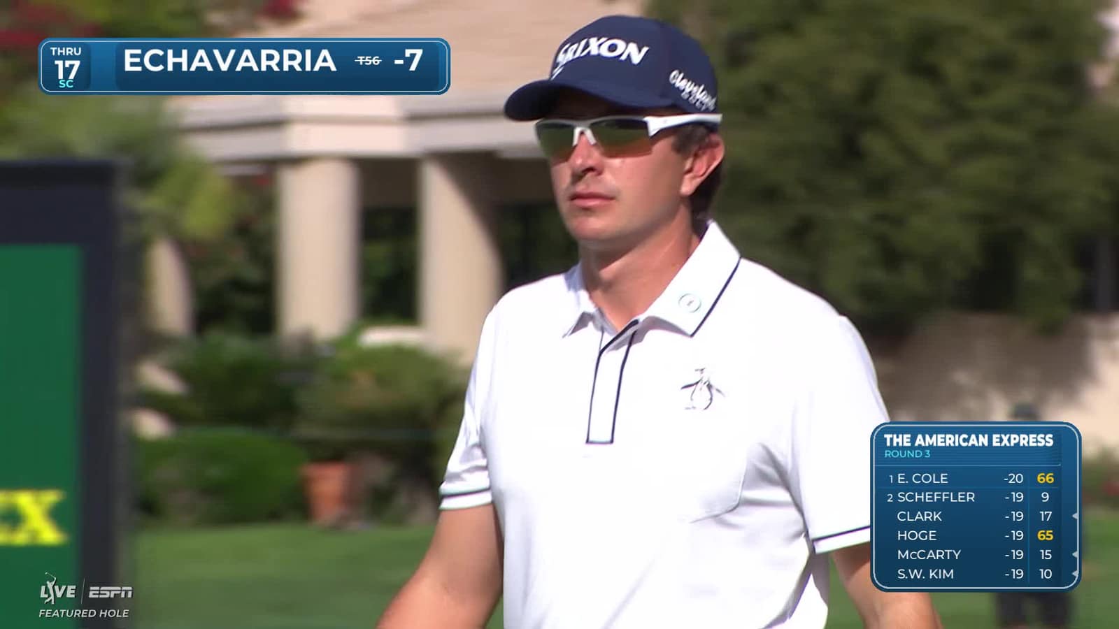 Nico Echavarria | Round 3 | 17th hole | Shot 7 | 2026 The American Express