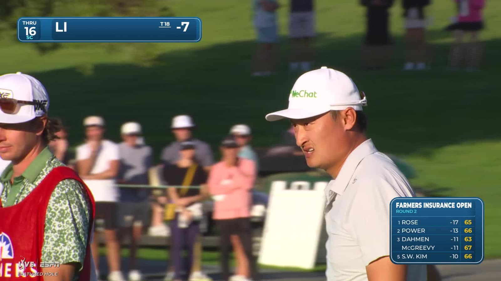 Haotong Li | Round 2 | 16th hole | Shot 3 | 2026 Farmers