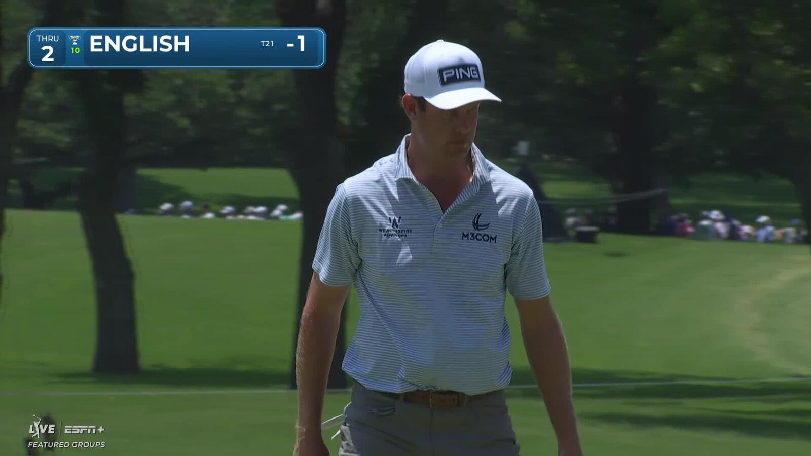 Harris English | Round 1 | 2nd hole | Shot 4 | 2025 Charles Schwab