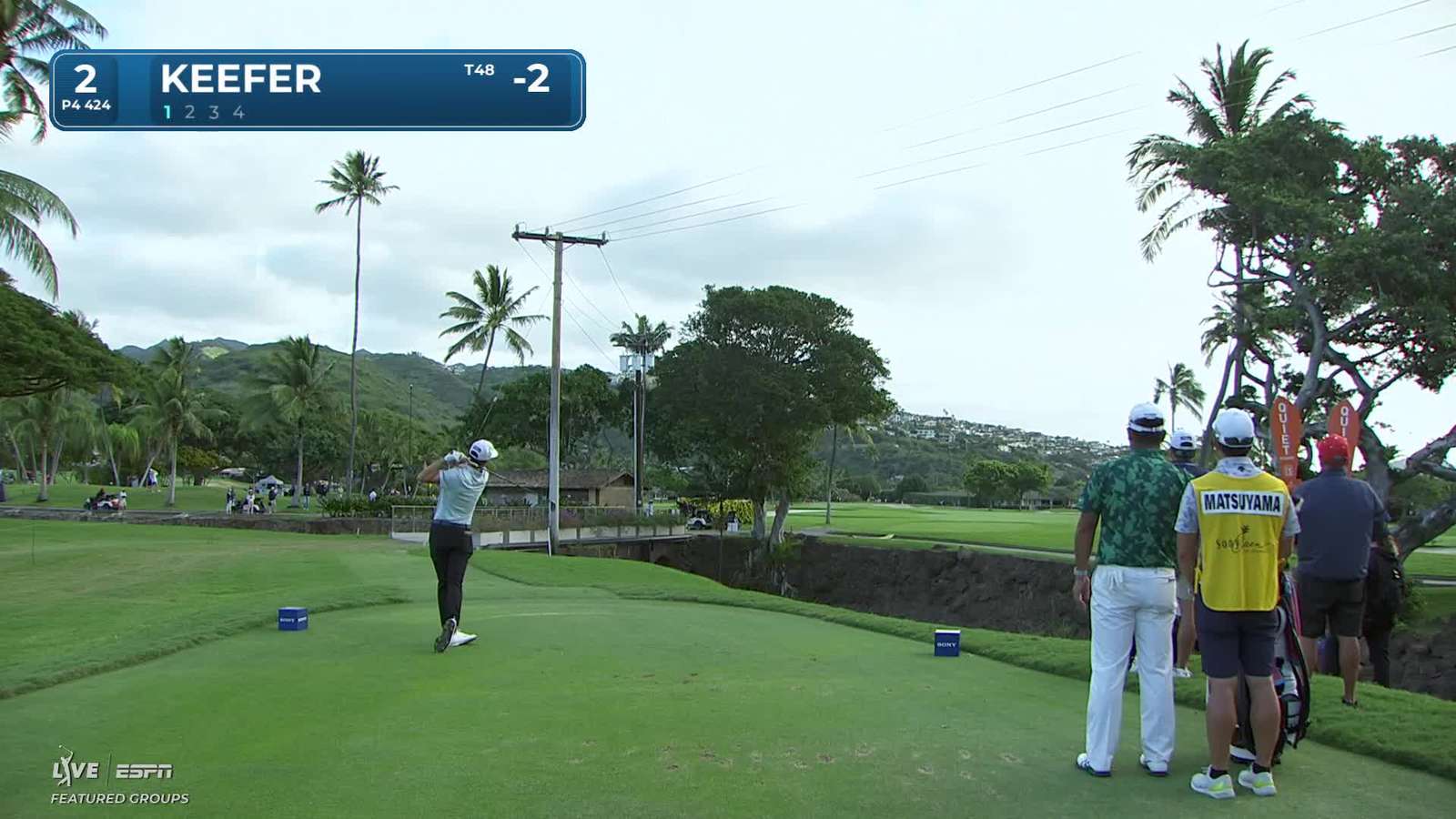 John Keefer | Round 3 | 2nd hole | Shot 1 | 2026 Sony Open