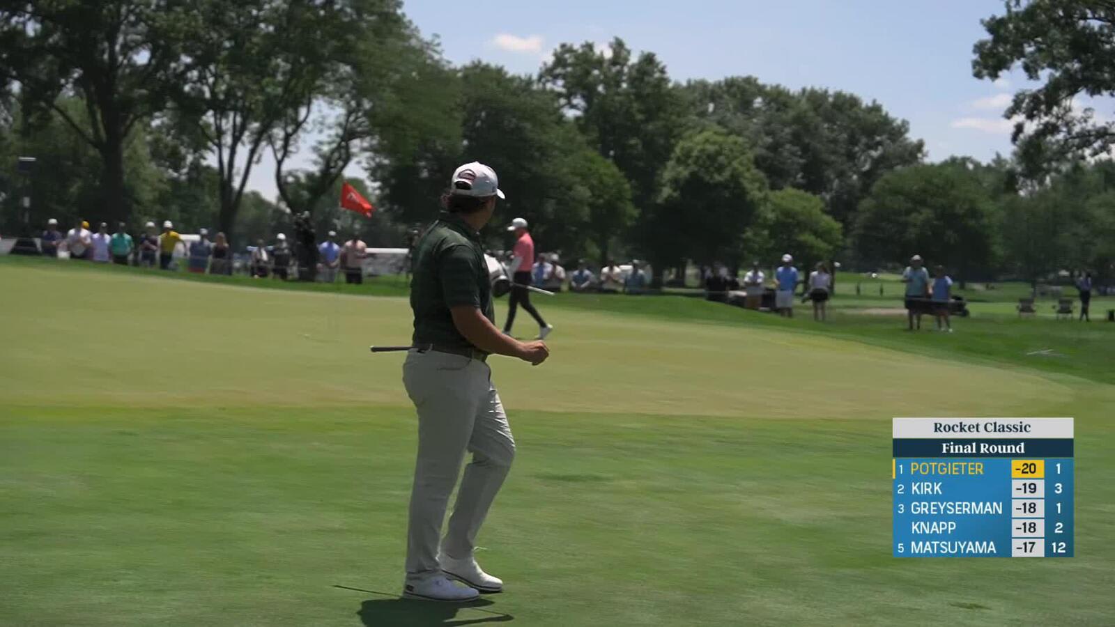 Aldrich Potgieter | Round 4 | 2nd hole | Shot 4 | 2025 Rocket Classic