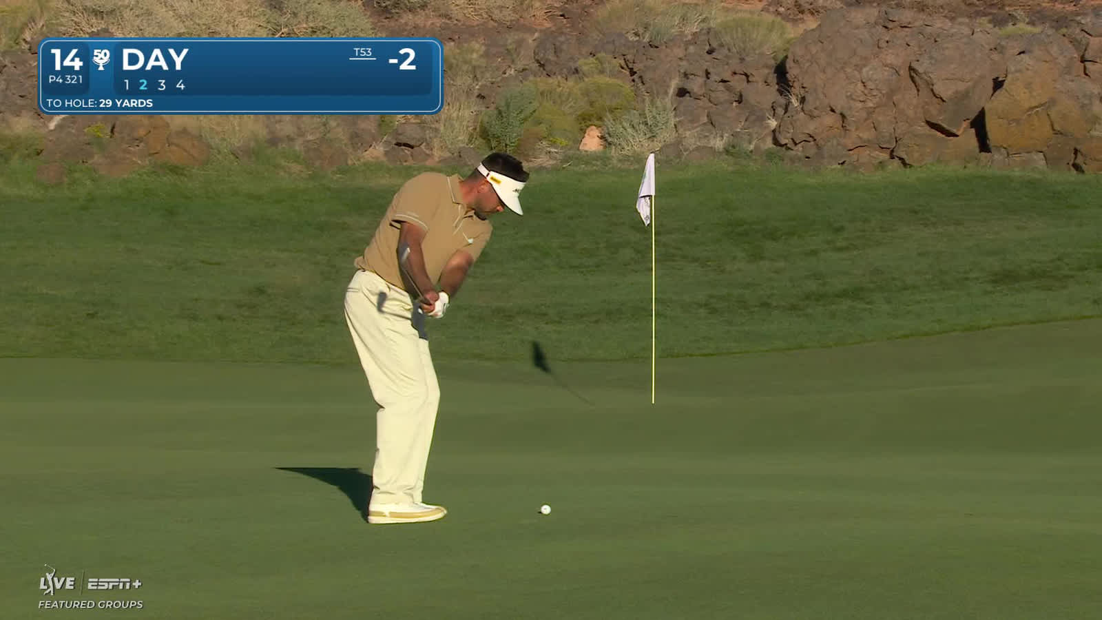 Jason Day | Round 2 | 14th hole | Shot 2 | 2025 Bank of Utah