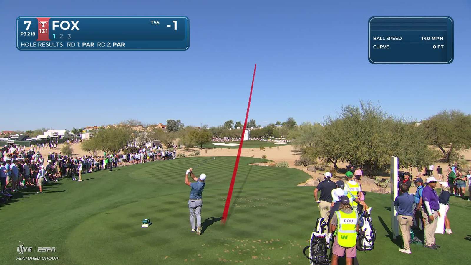 Ryan Fox | Round 3 | 7th hole | Shot 1 | 2026 WM Phoenix Open
