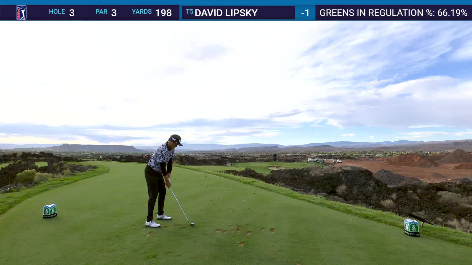 David Lipsky | Round 1 | 3rd hole | Shot 1 | 2025 Bank of Utah