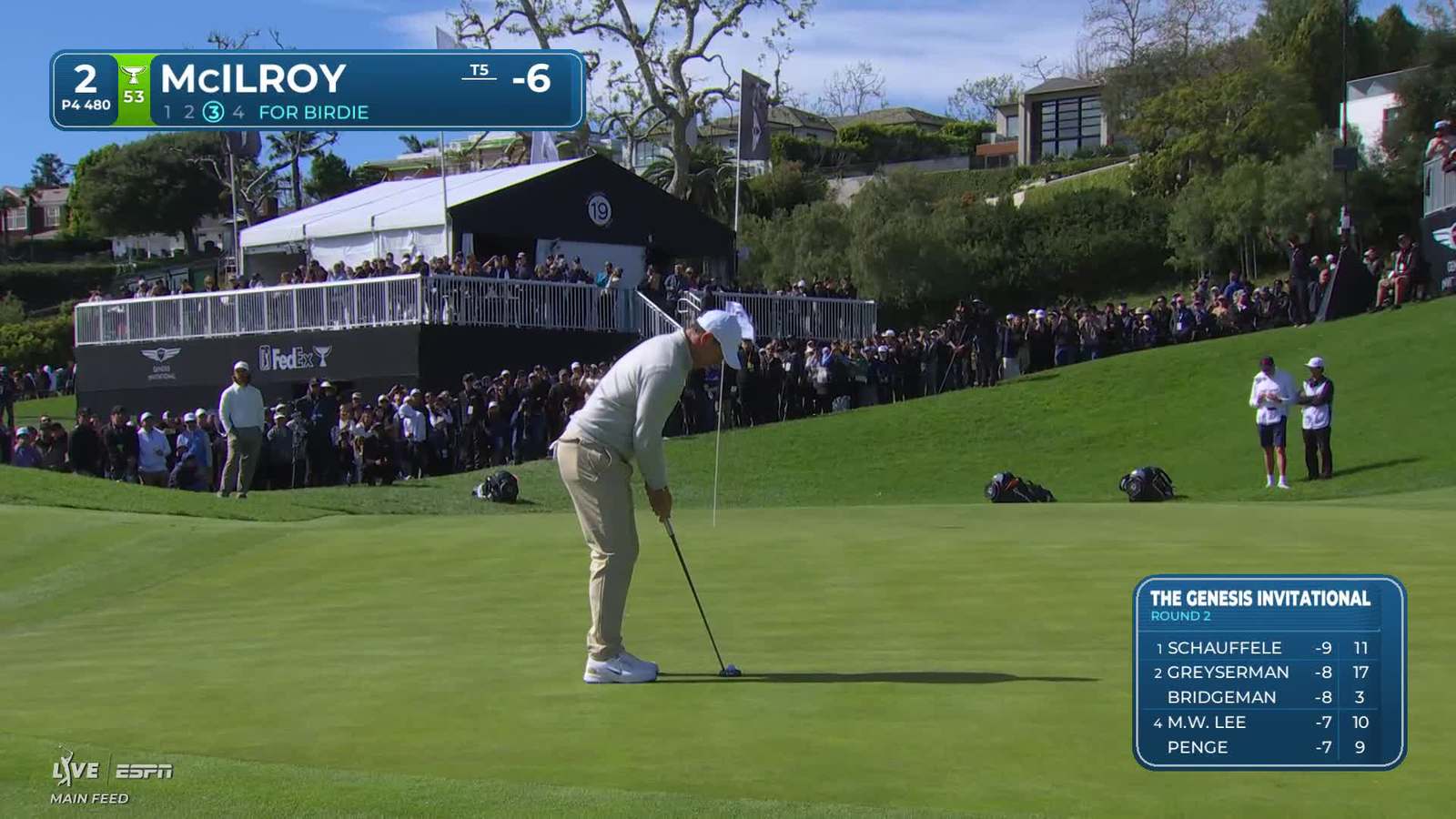Rory McIlroy | Round 2 | 2nd hole | Shot 3 | 2026 The Genesis