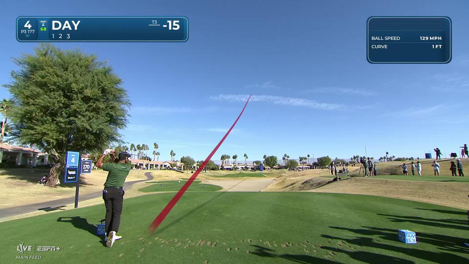 Jason Day | Round 3 | 4th hole | Shot 1 | 2025 The American Express