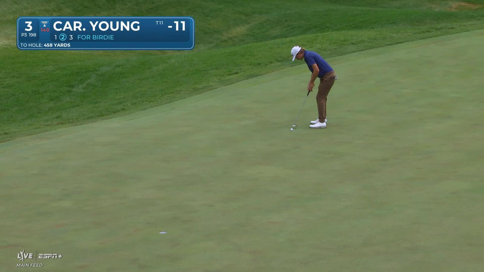 Carson Young | Round 4 | 3rd hole | Shot 2 | 2025 John Deere