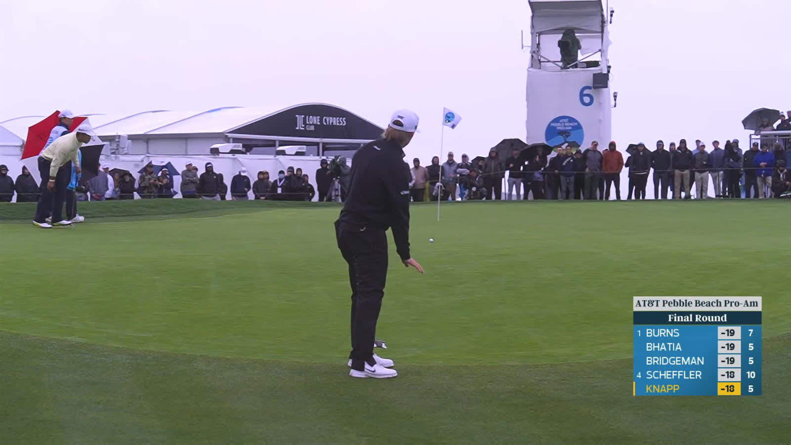 Jake Knapp | Round 4 | 6th hole | Shot 4 | 2026 AT&T Pebble Beach