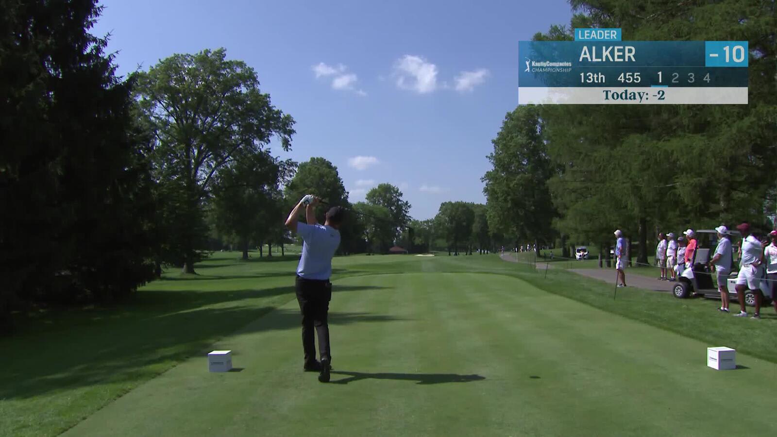 Steven Alker | Round 4 | 13th hole | Shot 1 | 2025 Kaulig Co. Championship