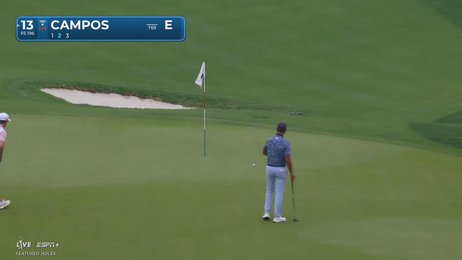 Rafael Campos | Round 2 | 13th hole | Shot 2 | 2025 Valero