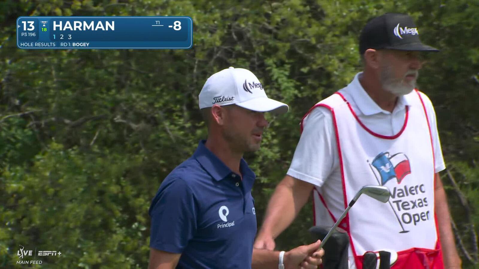 Brian Harman | Round 2 | 13th hole | Shot 1 | 2025 Valero
