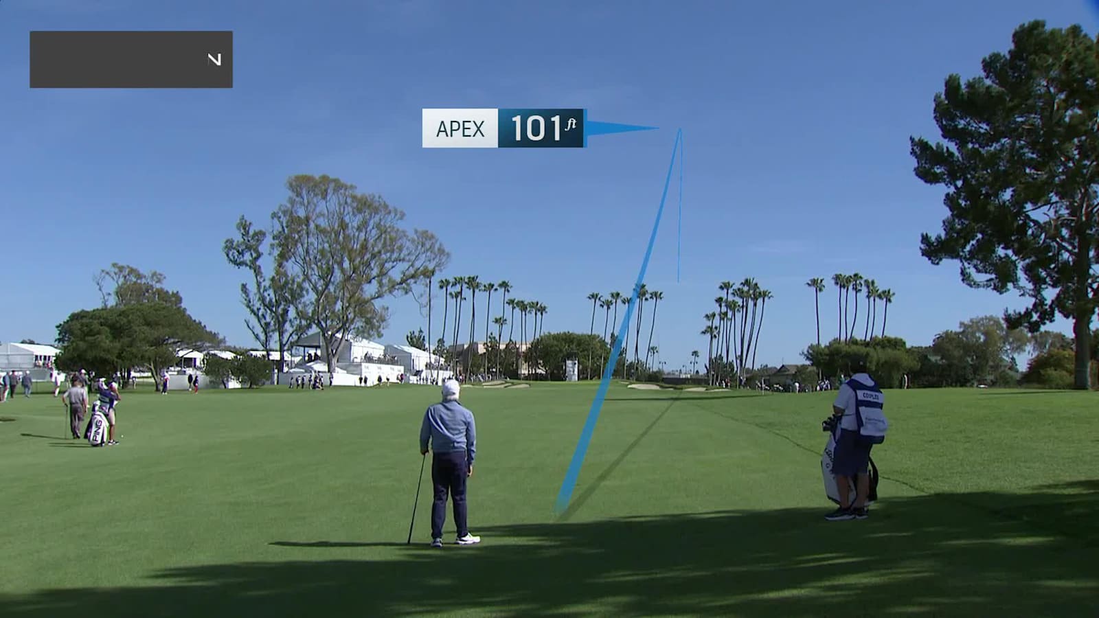 Fred Couples makes birdie on No. 15 at Hoag Classic