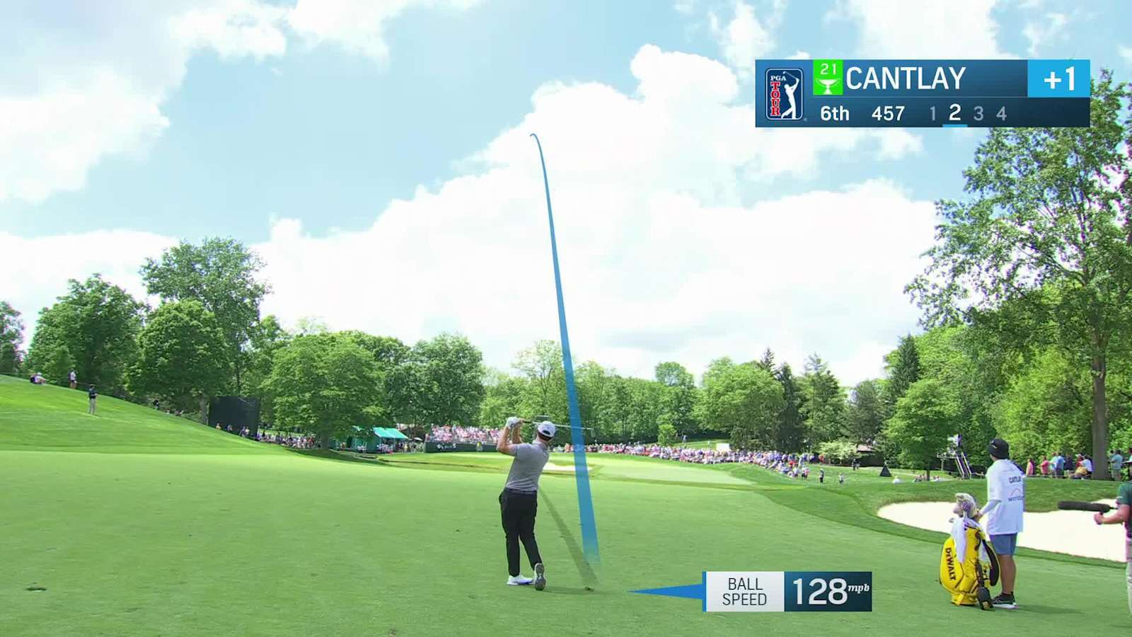 Patrick Cantlay's beautiful approach leads to birdie at the Memorial