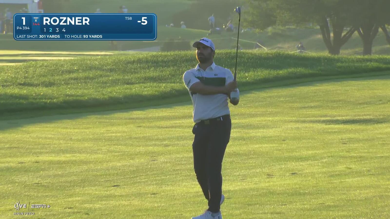 Antoine Rozner makes birdie on No. 1 at 3M Open