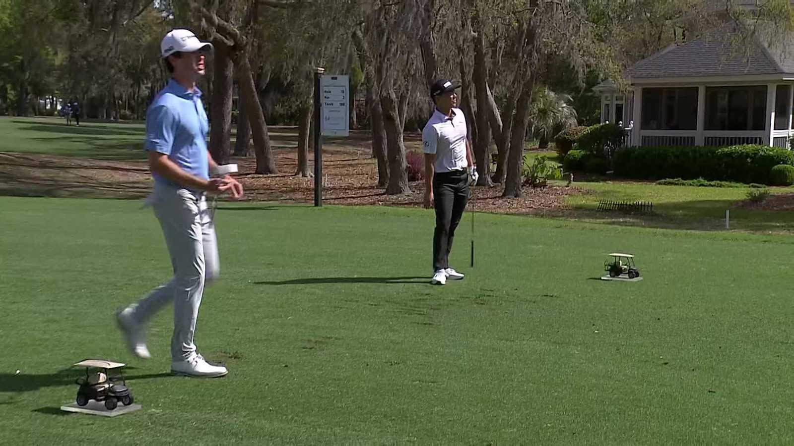Justin Suh makes birdie on No. 12 at Club Car Championship