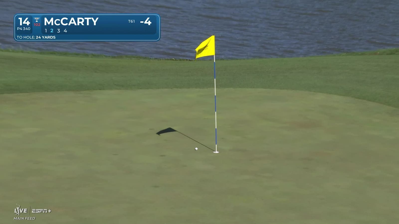 Matt McCarty pitches it close to set up birdie at THE CJ CUP