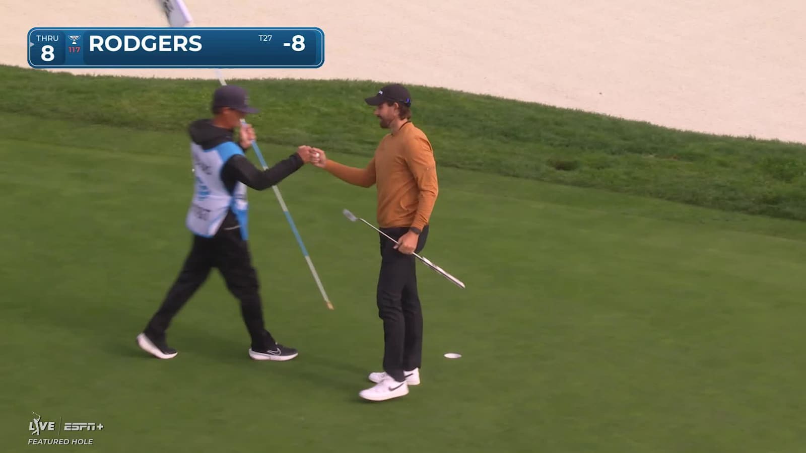 Patrick Rodgers darts tee shot over flagstick and birdies at AT&T ...