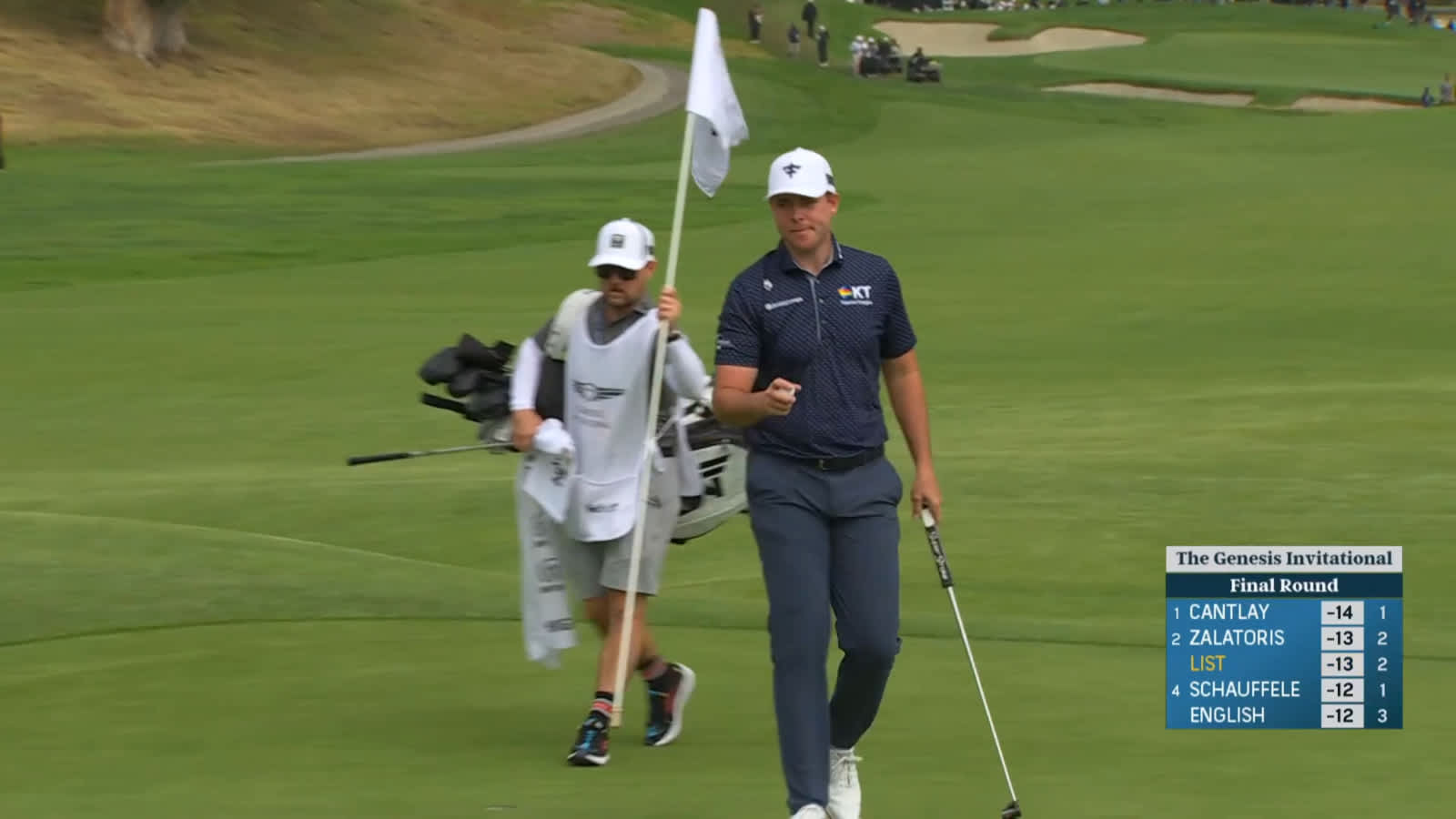 Luke List peppers the flag from 115-yards at Genesis