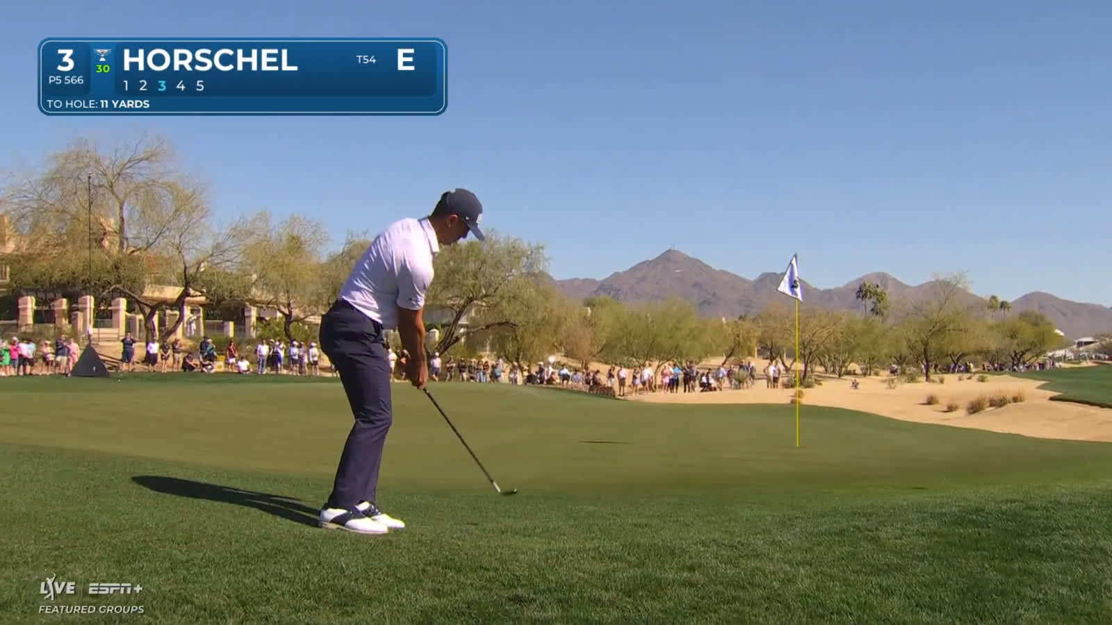 Billy Horschel chips it close to yield birdie at WM Phoenix Open