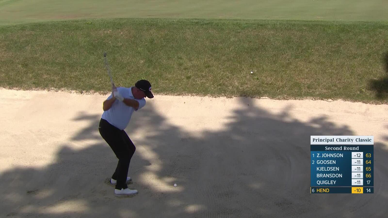 Scott Hend makes birdie on No. 15 at Principal Charity Classic