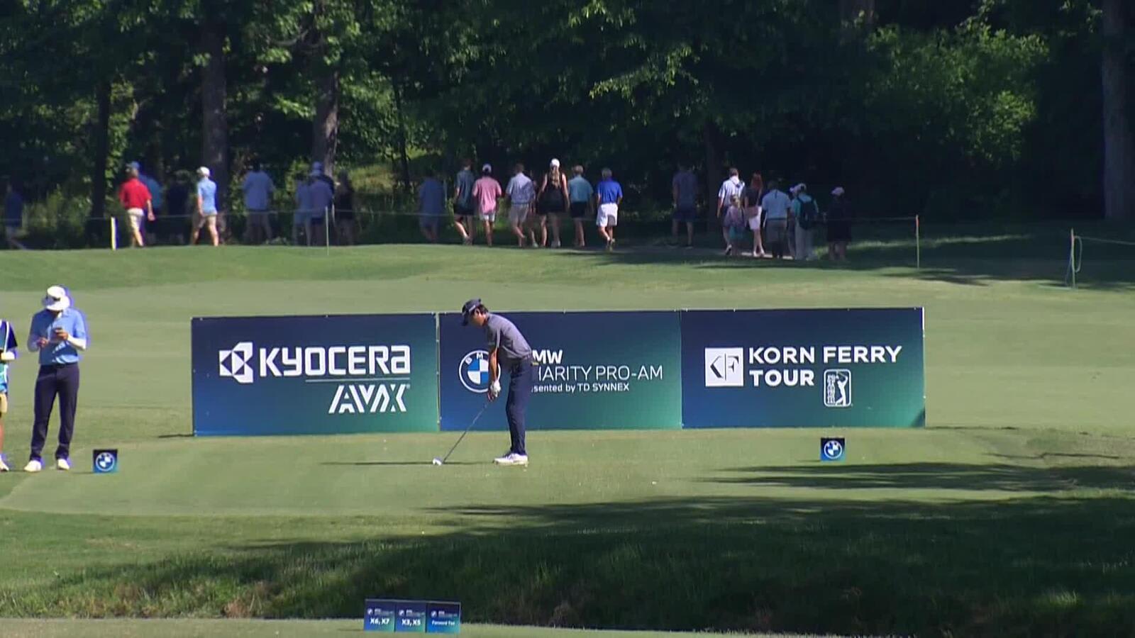 James Song nearly aces No. 9 at BMW Charity Pro-Am