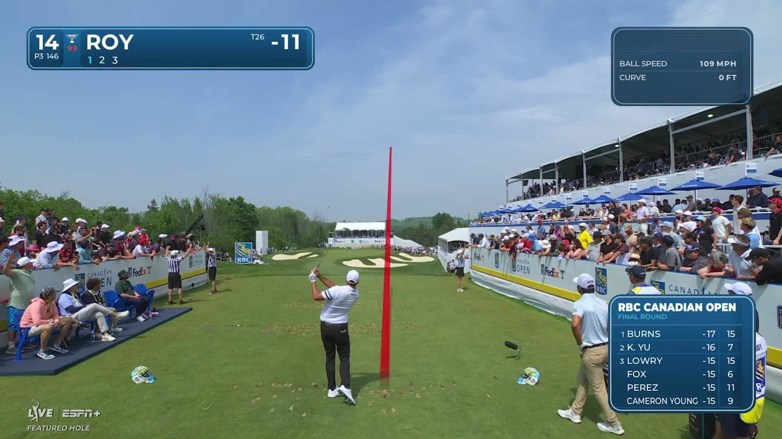 Kevin Roy makes birdie on No. 14 at RBC Canadian