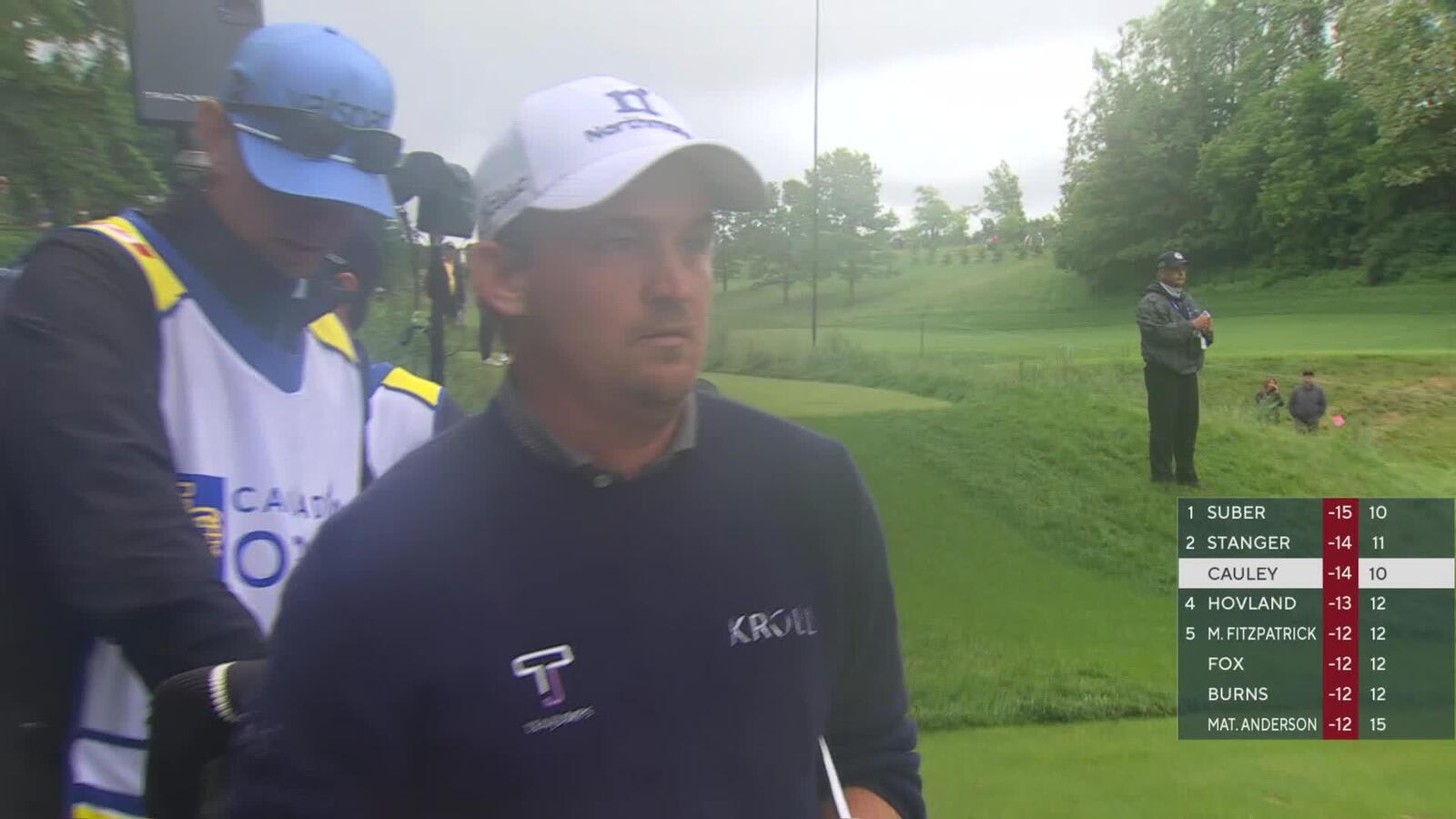 Bud Cauley hits tee shot to 4 feet, sets up birdie on No. 11 at RBC ...