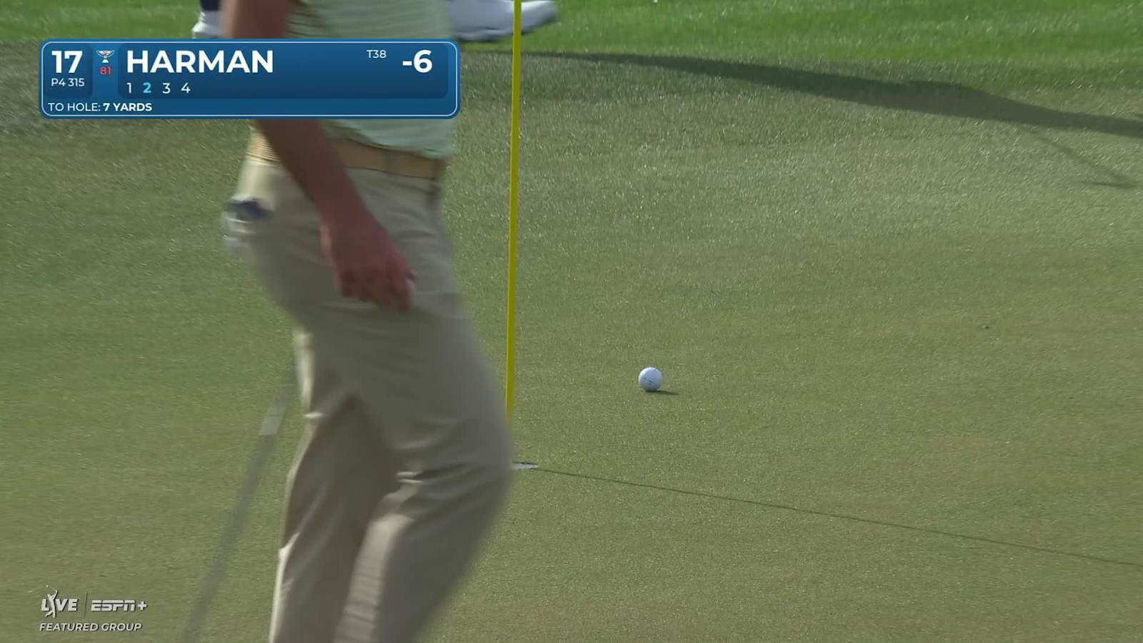 Brian Harman makes birdie on No. 17 at WM Phoenix Open