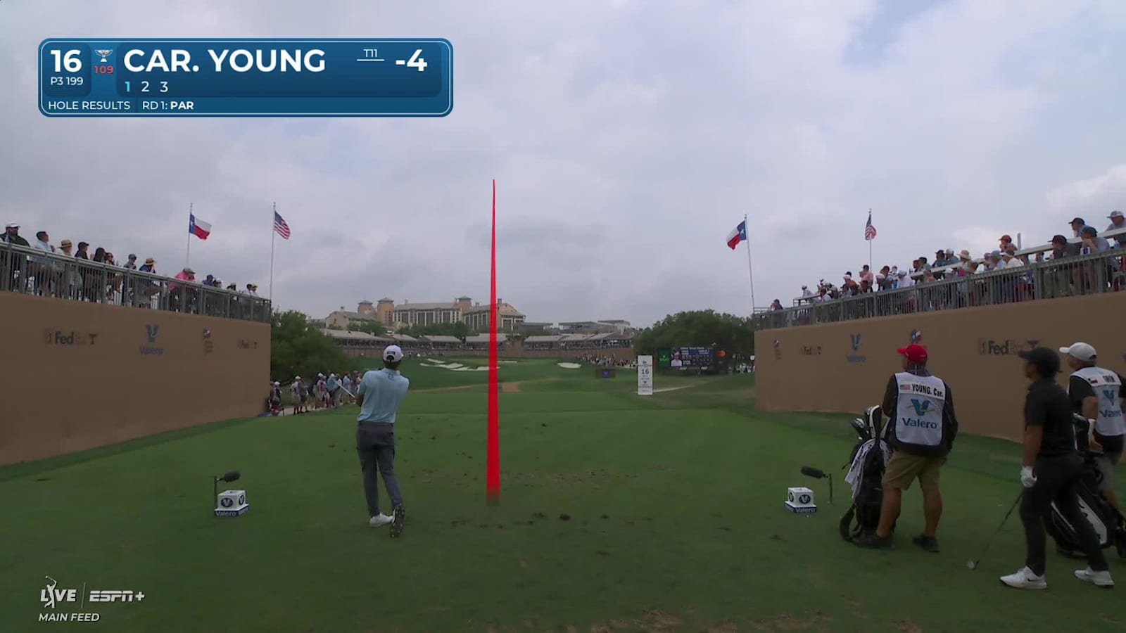 Carson Young nearly aces to set up birdie at Valero