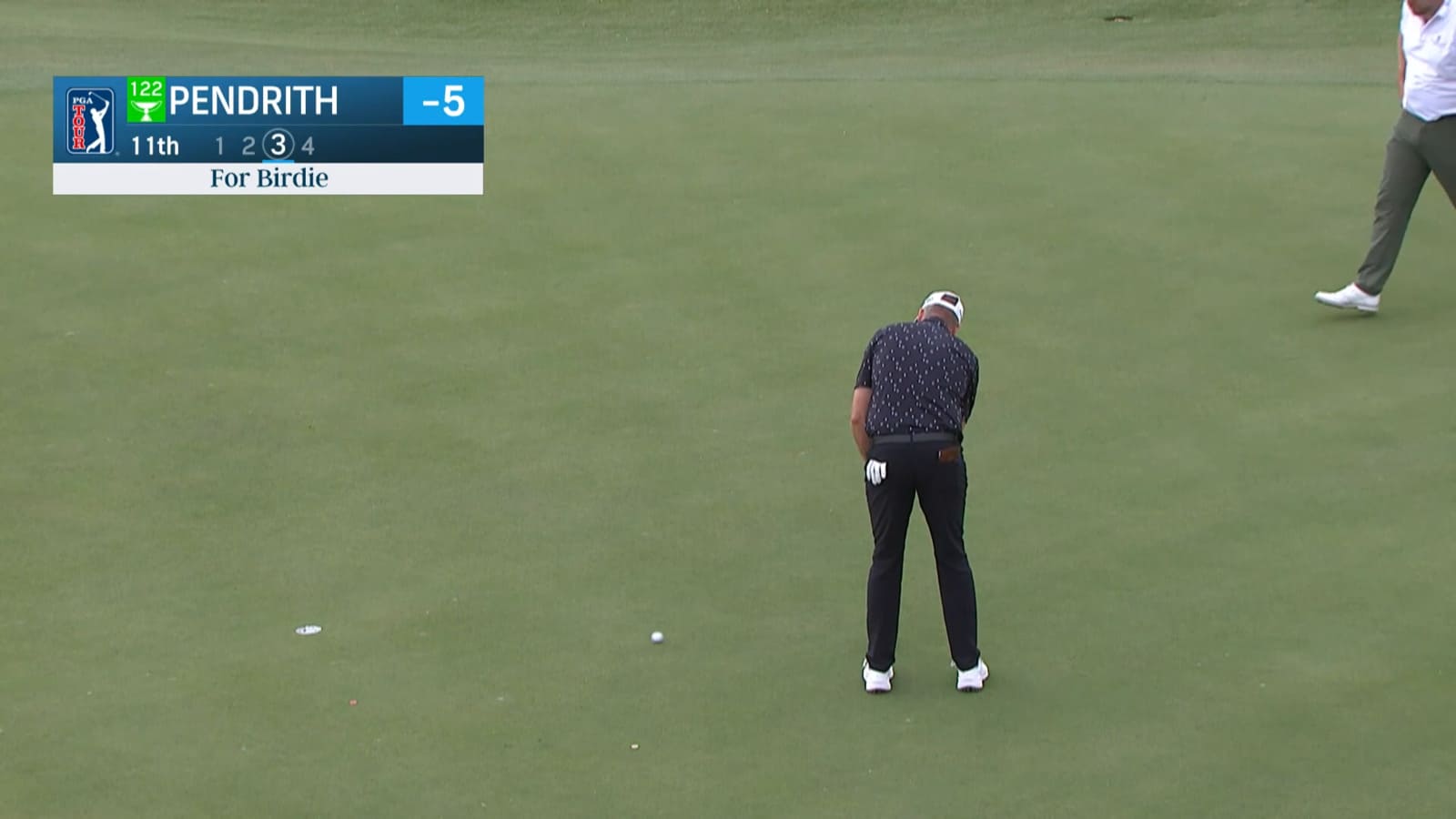 Taylor Pendrith makes birdie putt at Shriners Children's Open