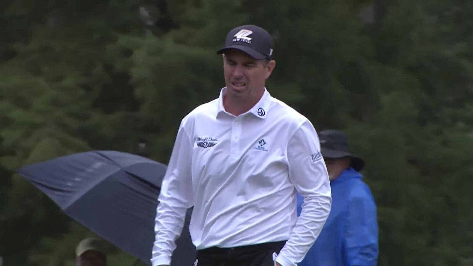 Steven Alker makes birdie on No. 17 at SAS Championship