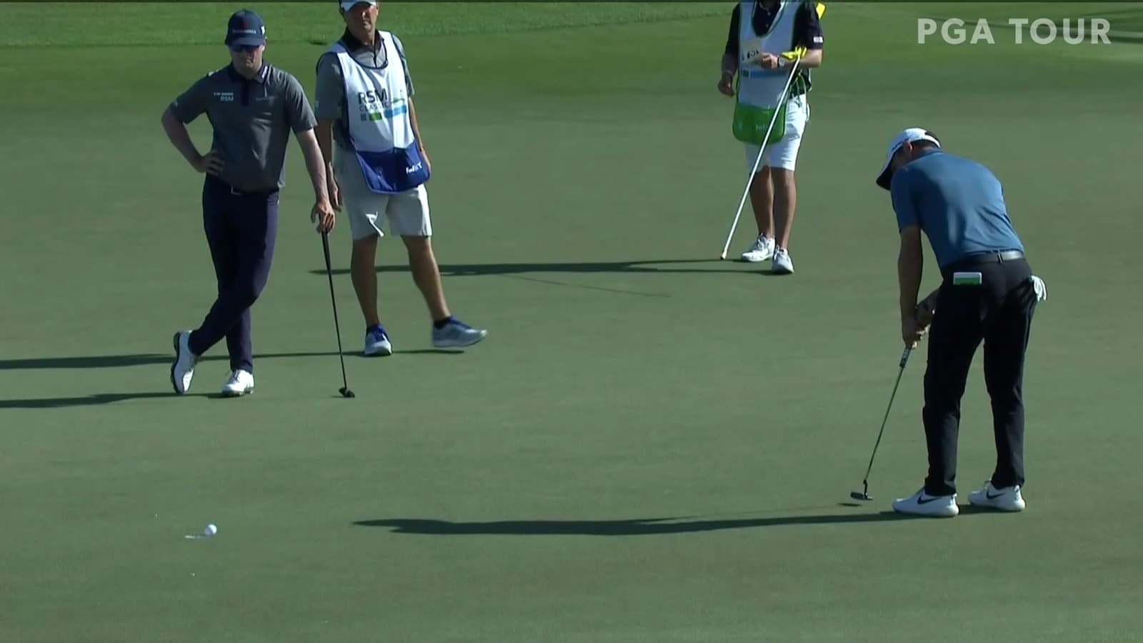 Emiliano Grillo 9-foot birdie putt at The RSM Classic