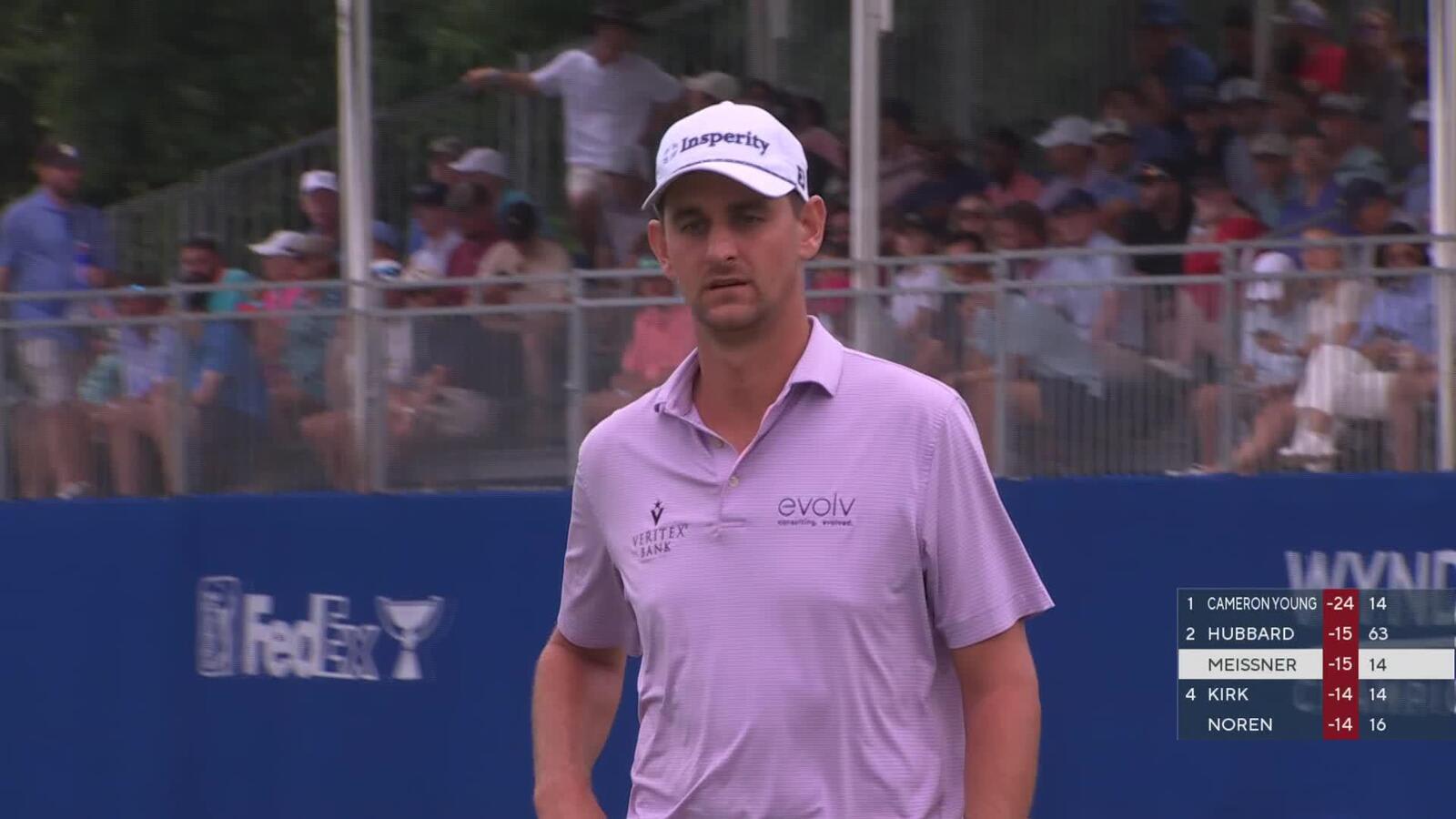 Mac Meissner makes birdie on No. 15 at Wyndham
