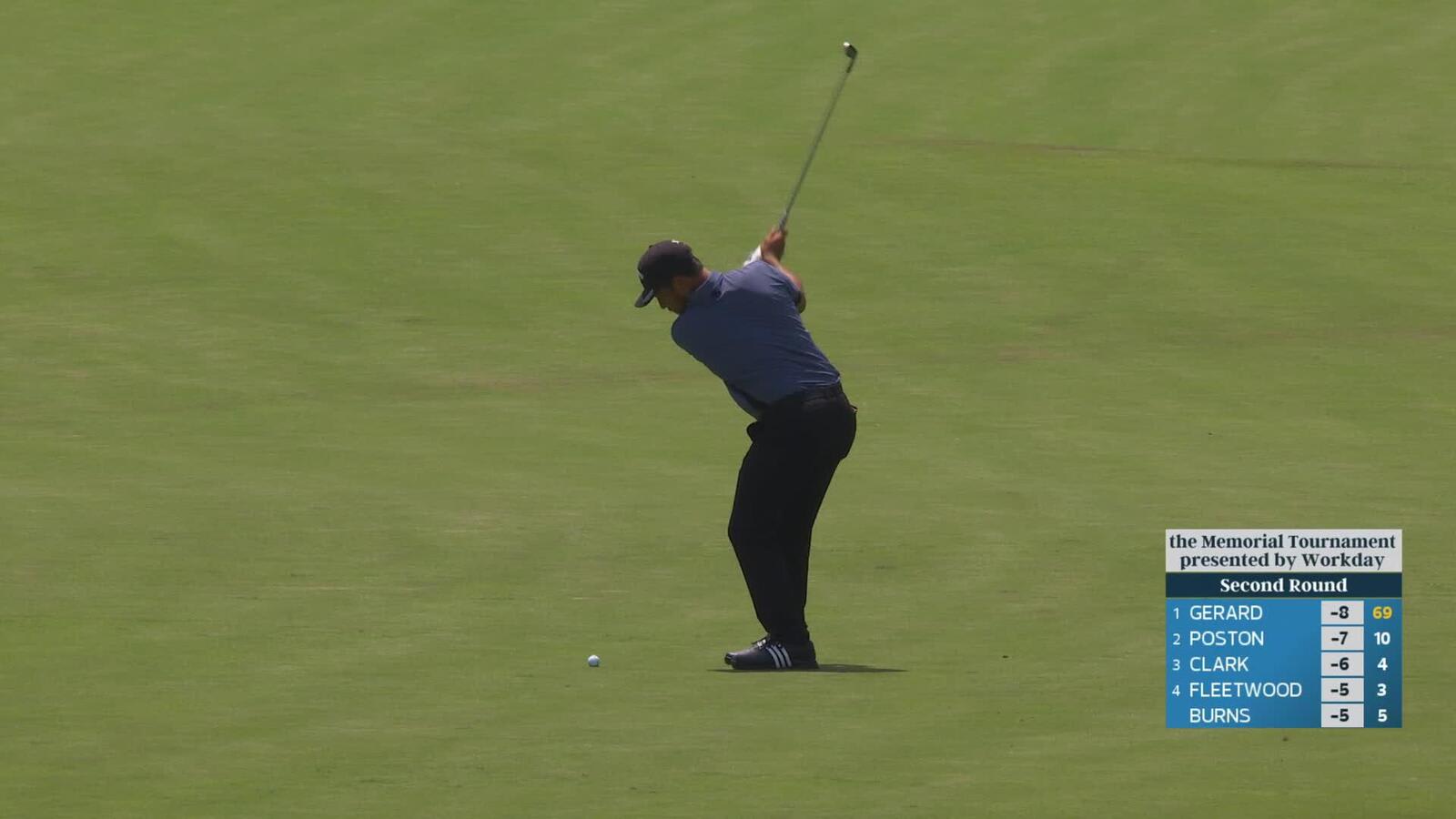 Xander Schauffele holes 168-yard approach for birdie on No. 17 at the ...