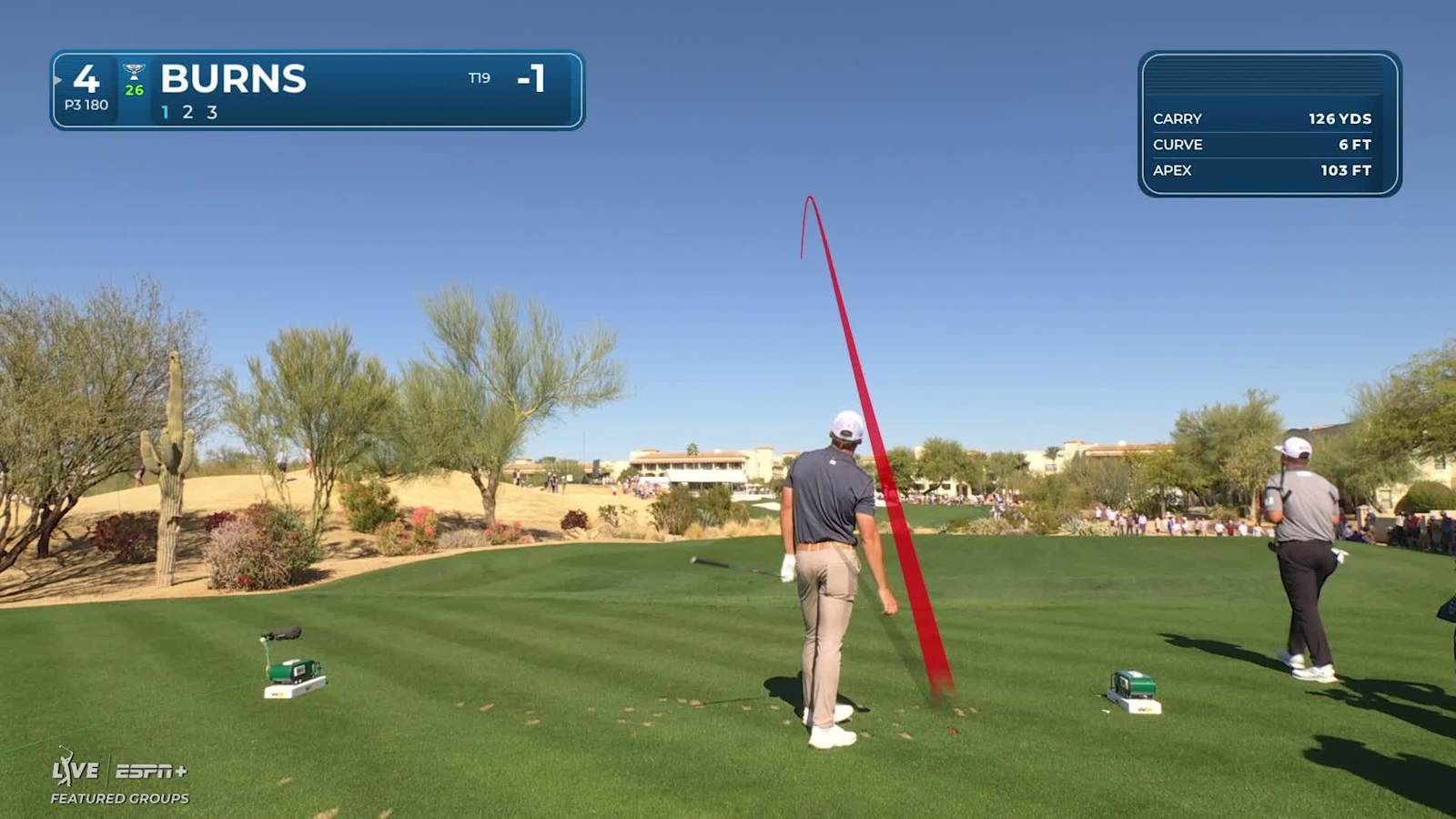 Sam Burns pours in 44-foot birdie putt at WM Phoenix Open