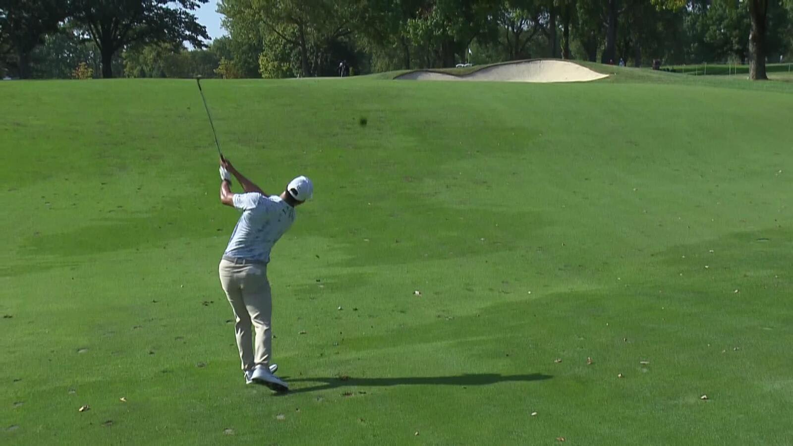 Justin Suh makes birdie on No. 11 at Nationwide Children's