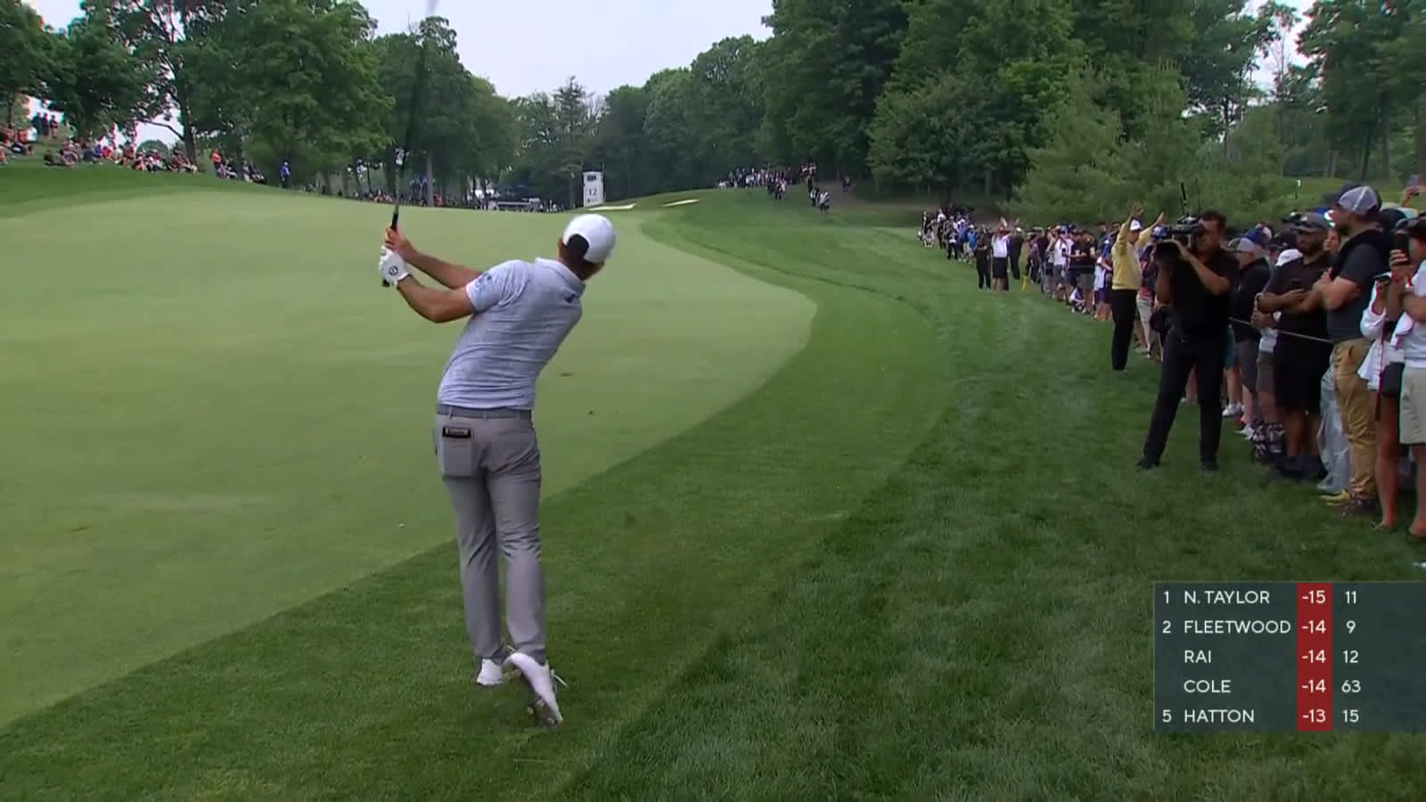 Nick Taylor runs up approach to set up birdie at RBC Canadian