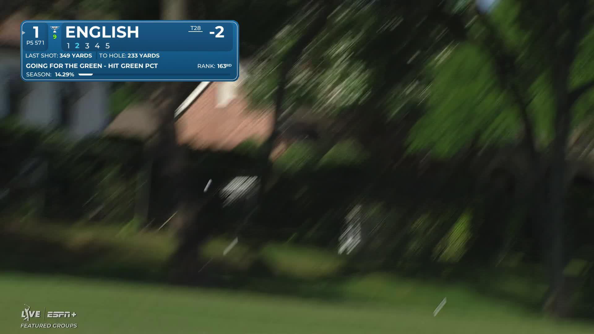 Cam Davis drives the green to set up birdie at THE CJ CUP